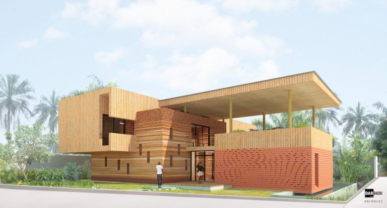 Carré hinnoudo un chantier-école,la maison-modèle de Porto-Novo au ...