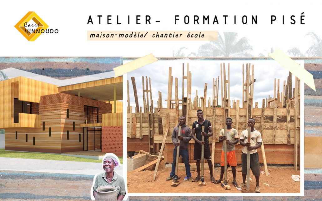 Carré hinnoudo un chantier-école,la maison-modèle de Porto-Novo au ...